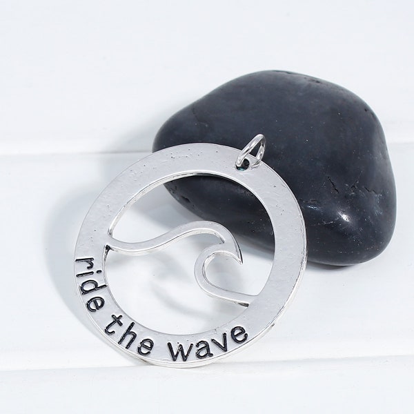 Wave Pendant - Etsy
