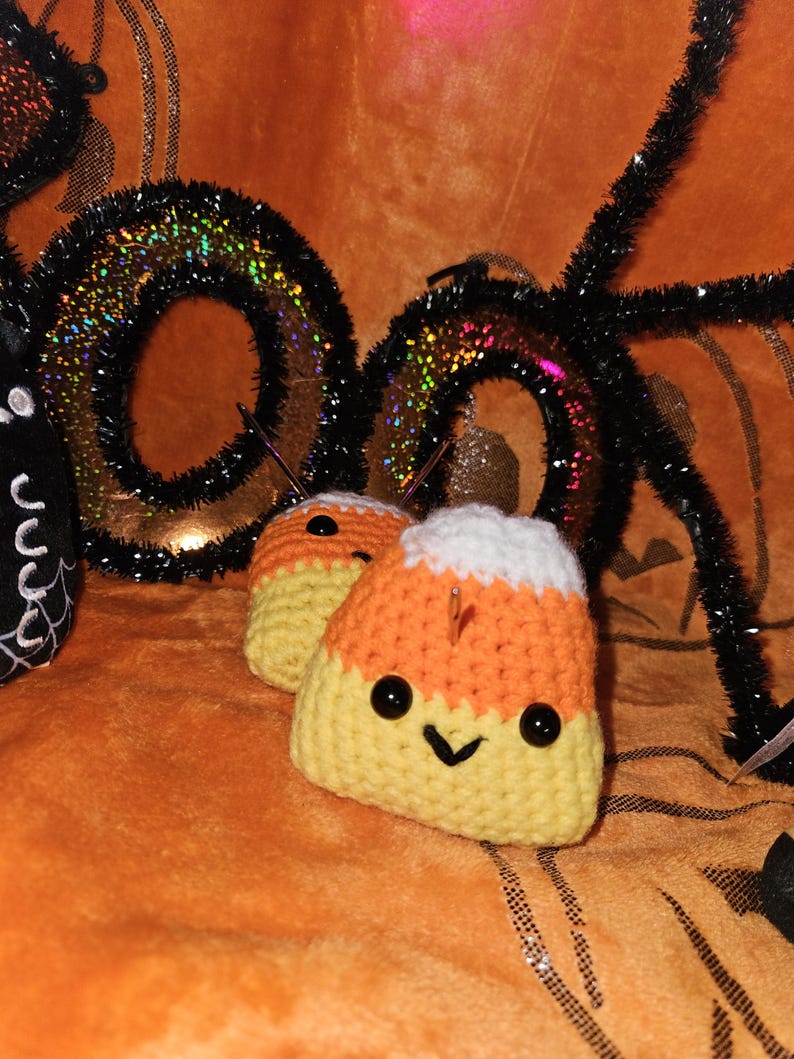 Crochet Candy Corn Plushie - Etsy