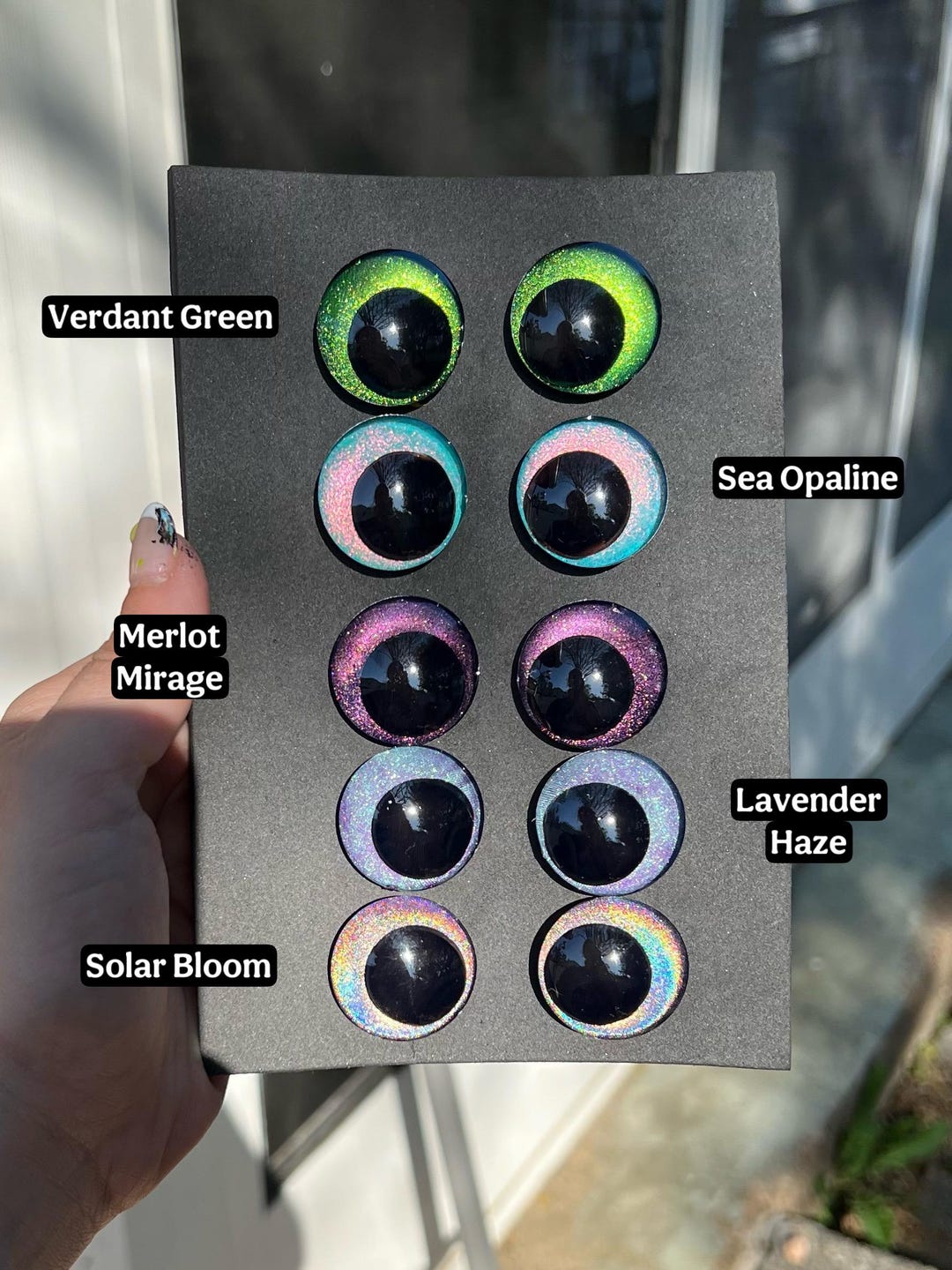 Kaleidogaze Collection - Prismatic Safety Eyes: Shimmery Amigurumi ...