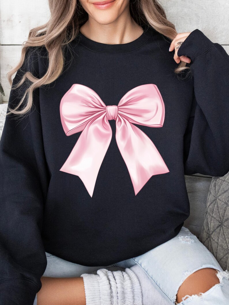 Pink Bow Shirt, Pink Bow, Pink, Preppy, Bow, Bow Shirt, Pink Bow ...