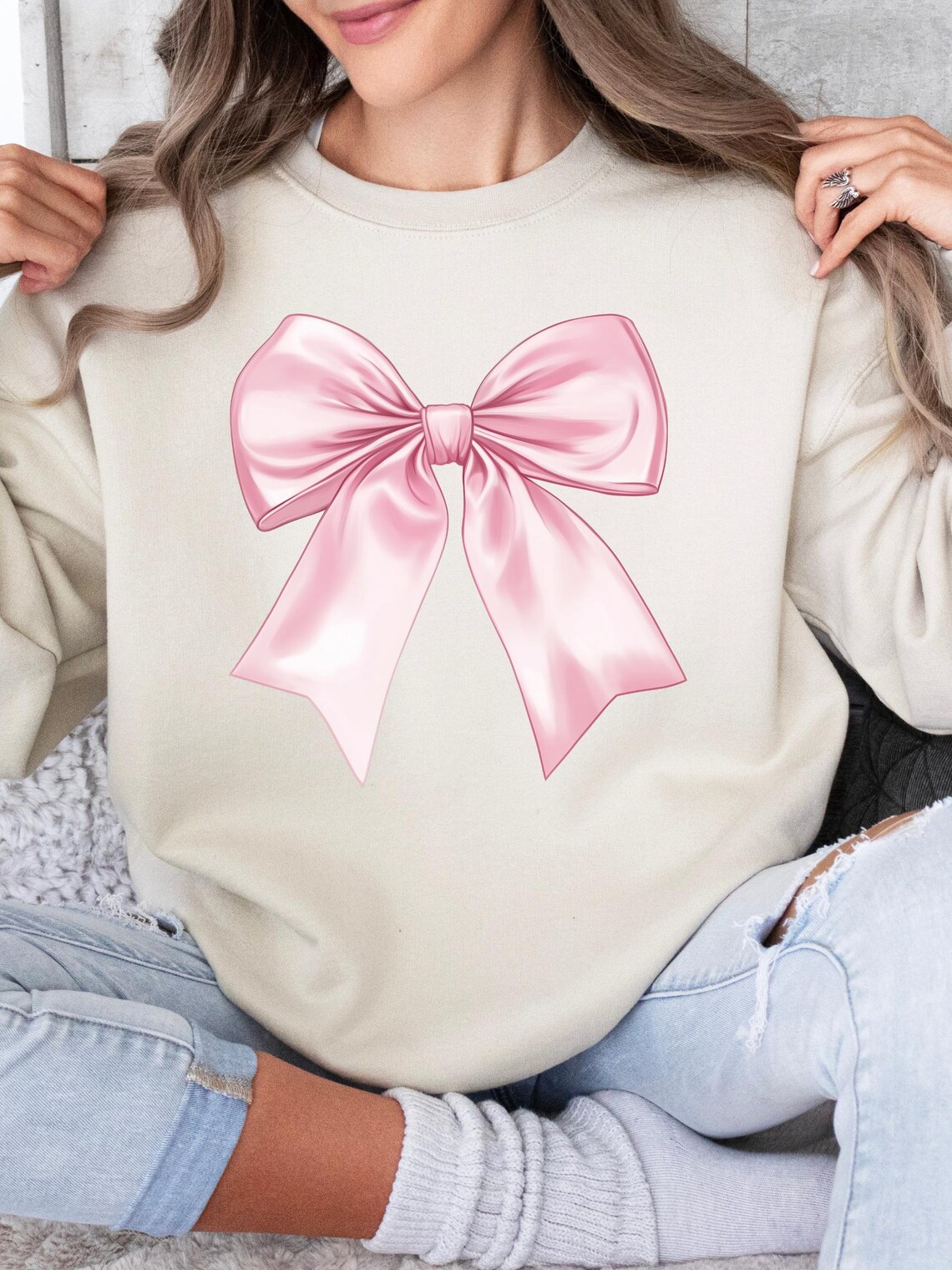 Pink Bow Shirt, Pink Bow, Pink, Preppy, Bow, Bow Shirt, Pink Bow ...