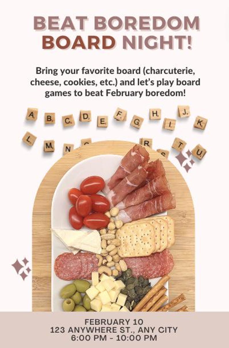 Beat Board-em Board Night Event Template! - Etsy