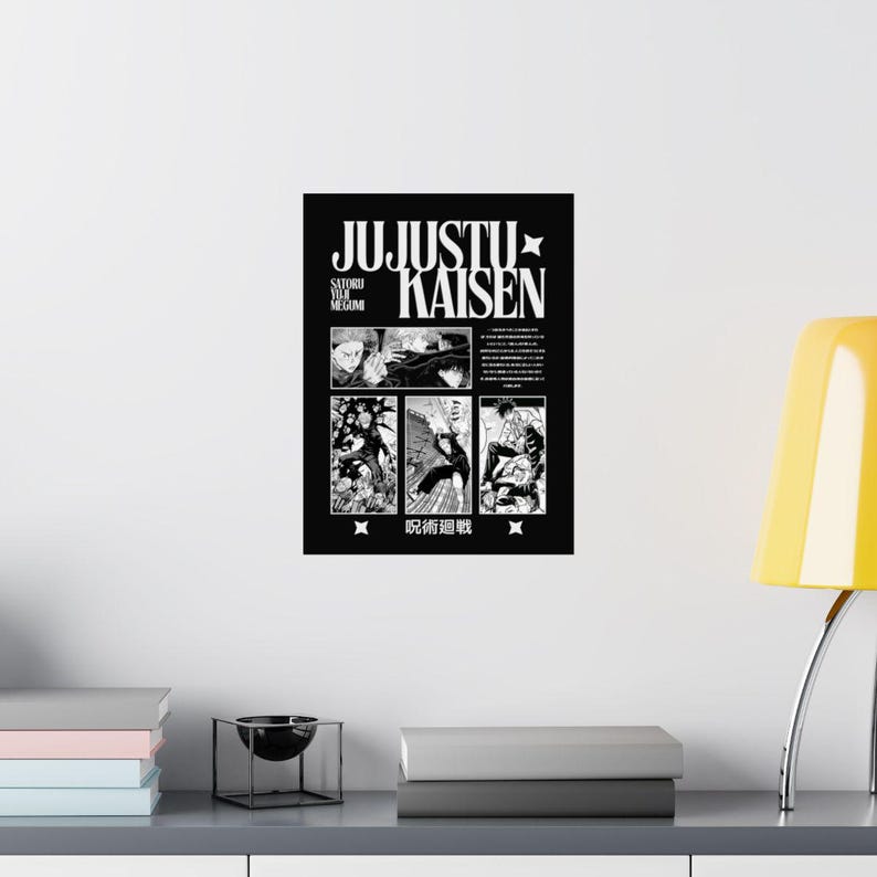 Jujutsu Kaisen (JJK) Satoru Gojo, Yuji Itadori, Megumi Fushiguro Poster ...