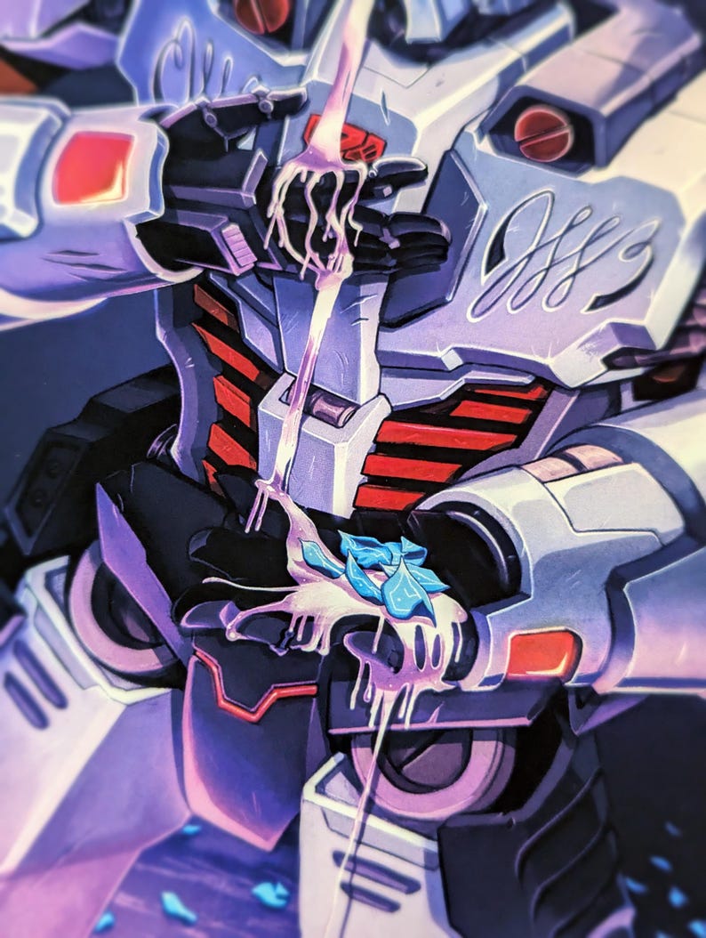 Transformers MTMTE Megatron Art Print - Etsy