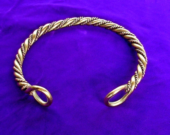CELTIC Torc Necklace Chieftain Celtic - Etsy