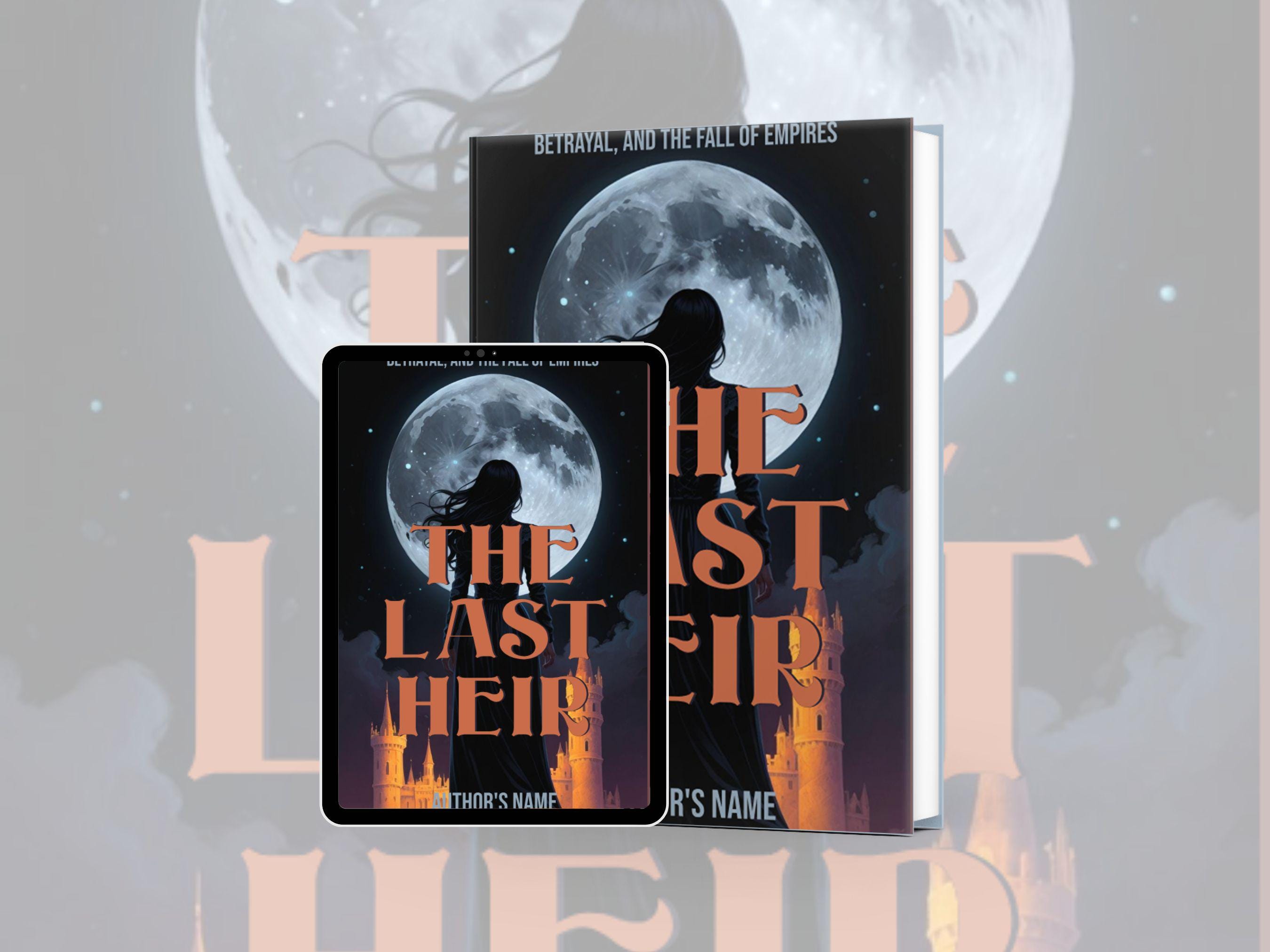 Vampire Book Cover Design, Premade Vampire Book Cover, Premade Book ...