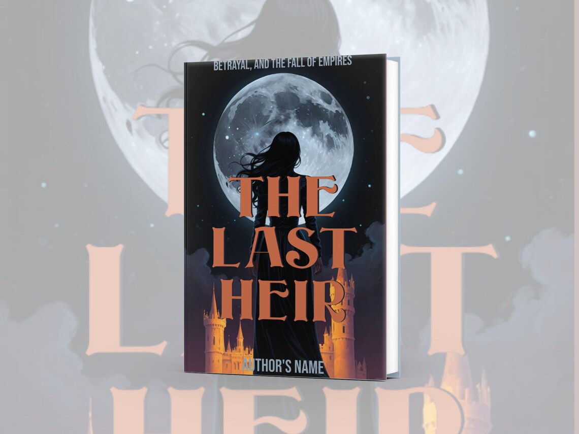 Vampire Book Cover Design, Premade Vampire Book Cover, Premade Book ...