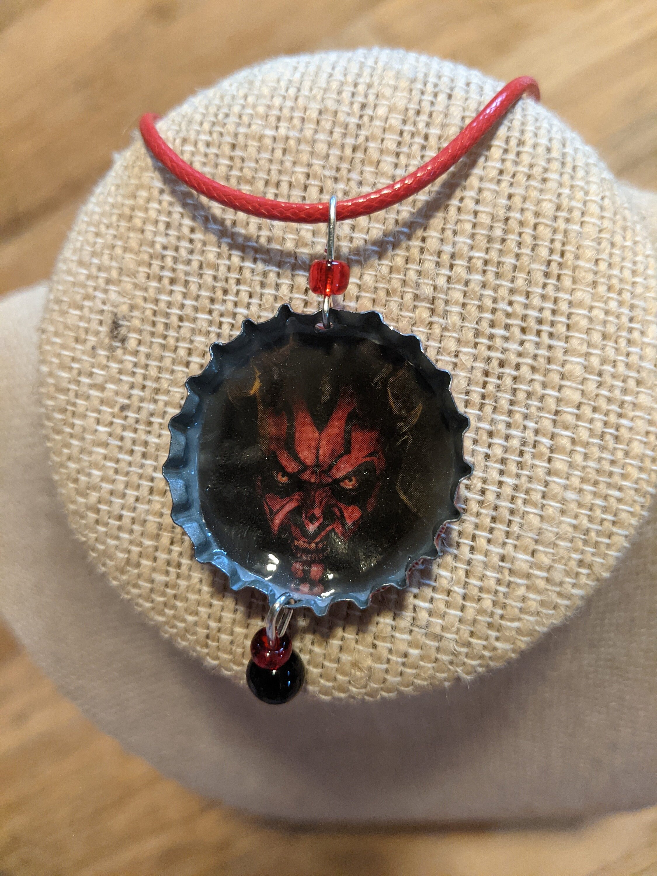Darth Maul Bottle Cap Necklace - Etsy