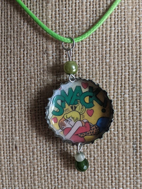 Archie Betty Bottle Cap Necklace Etsy