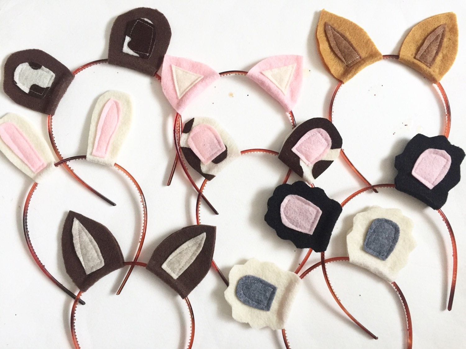 Farm Animal Headband Pack Photo Booth Props | Etsy