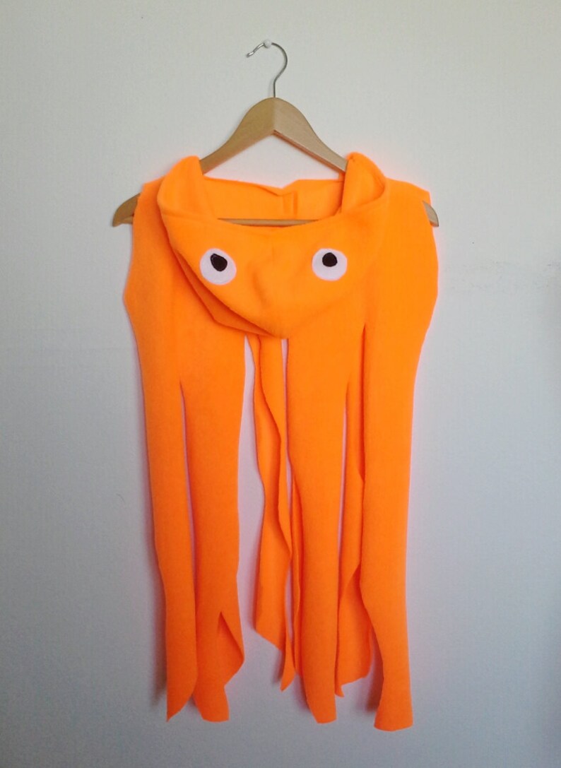 Orange Octopus Cape Halloween Costume or Dress Up Cape | Etsy