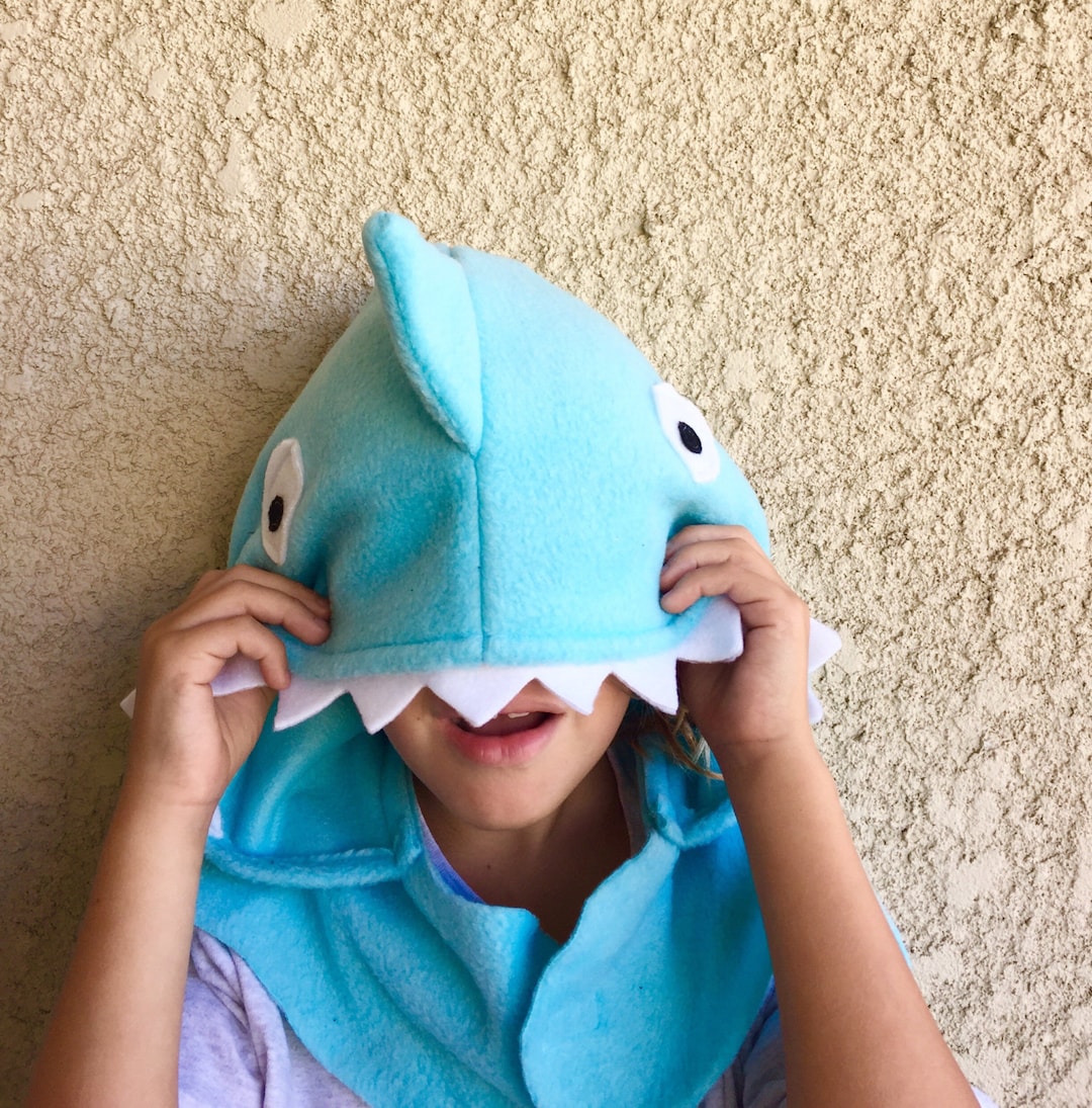 Blue Shark Cape, Kids Halloween Costume or Dress up Cape - Etsy