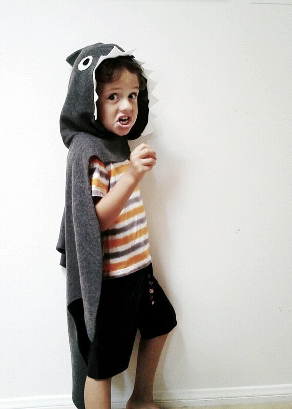 Shark Cape Halloween Costume or Dress up Cape for All Ages | Etsy