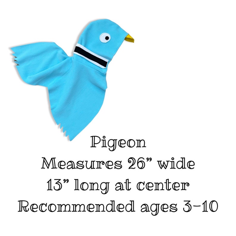 Kids Blue Pigeon Cape, Fleece Bird Costume - Etsy