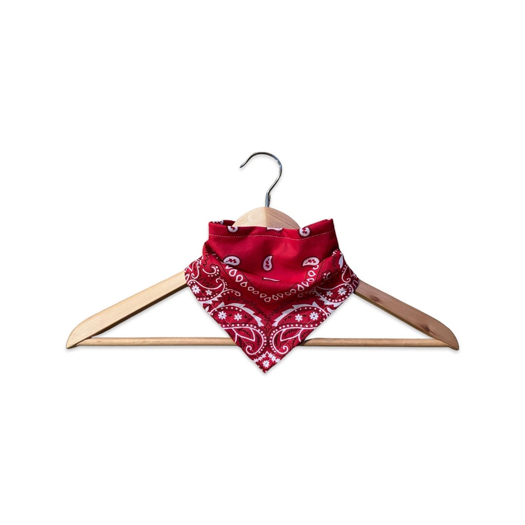 Red Bandana Bib for Baby - Available in 10 Colors - Etsy