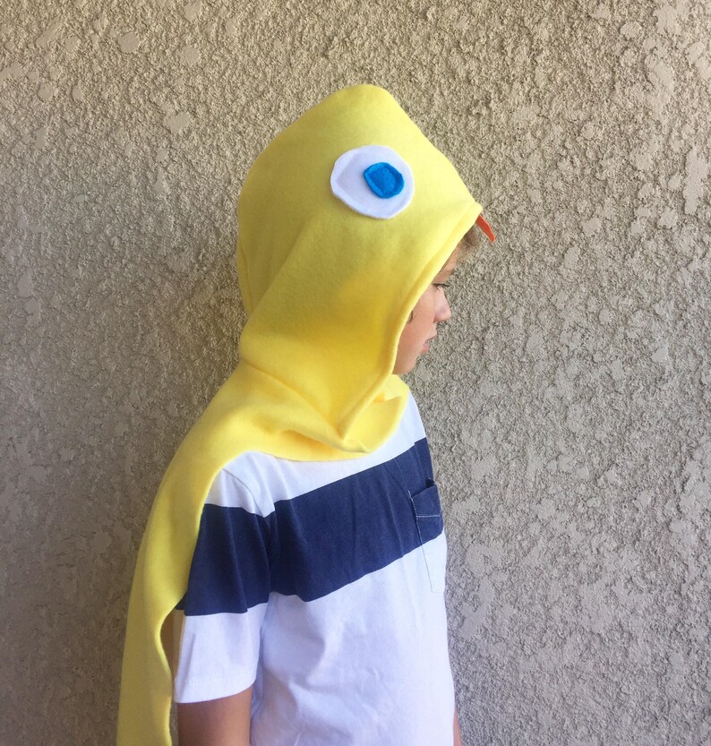 Duckling Cape Kids Halloween Bird Costume Yellow Duck - Etsy
