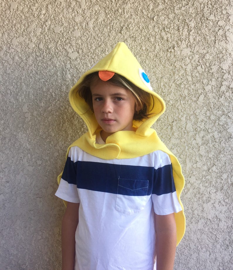 Duckling Cape Kids Halloween Bird Costume Yellow Duck - Etsy
