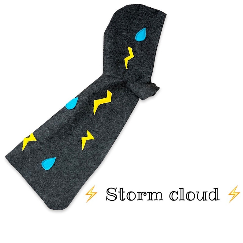 Storm Cloud Cape Halloween Costume or Dress up Cape for Kids - Etsy