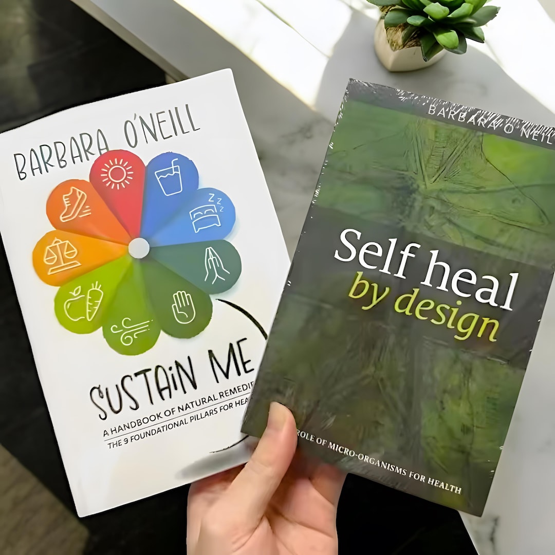 Barbara O'neill Health Books Sustain Me and Self Heal by Design Natural ...