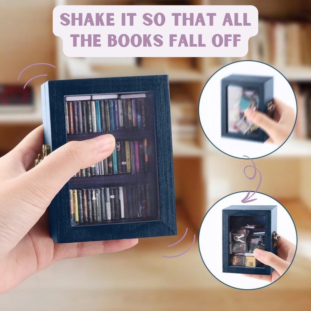 Anxiety Bookshelf, Anti-anxiety Stress Reliever, Shaking Bookshelf ...