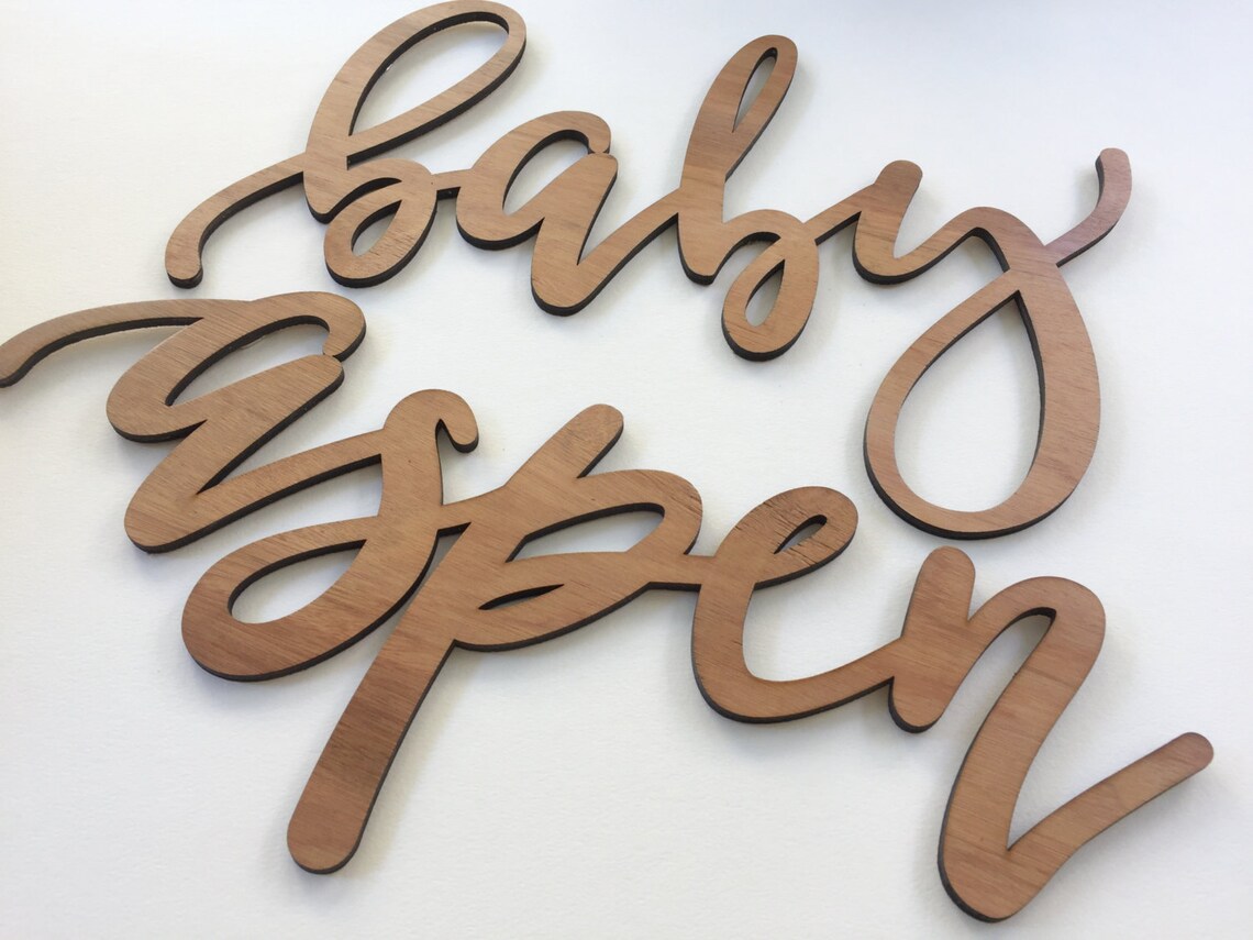 Laser Cut Signs 24 Wide 2 Count CUSTOMIZED SIGNAGE - Etsy