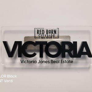 FROST Badge With Magnet in Raised Lettering - Etsy