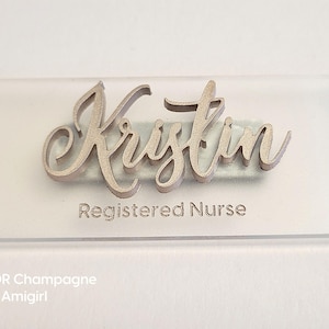 FROST Badge With Magnet in Raised Lettering - Etsy