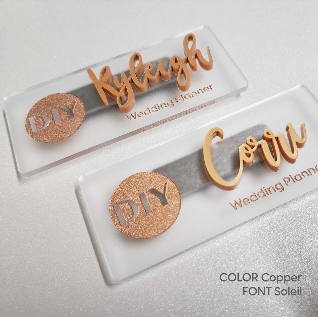 FROST Badge With Magnet in Raised Lettering - Etsy