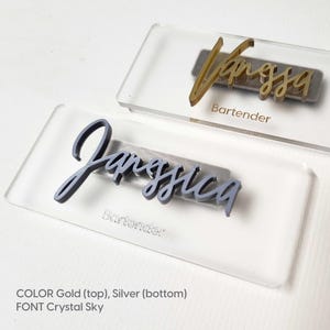 FROST Badge With Magnet in Raised Lettering - Etsy