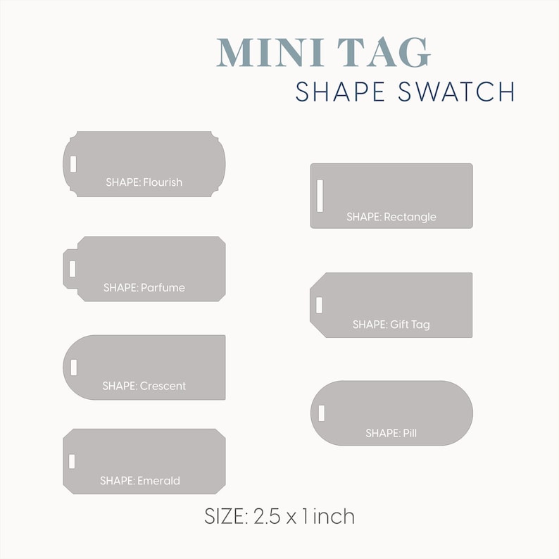 Personalized Mini Acrylic Gift Tag/ornament - Etsy