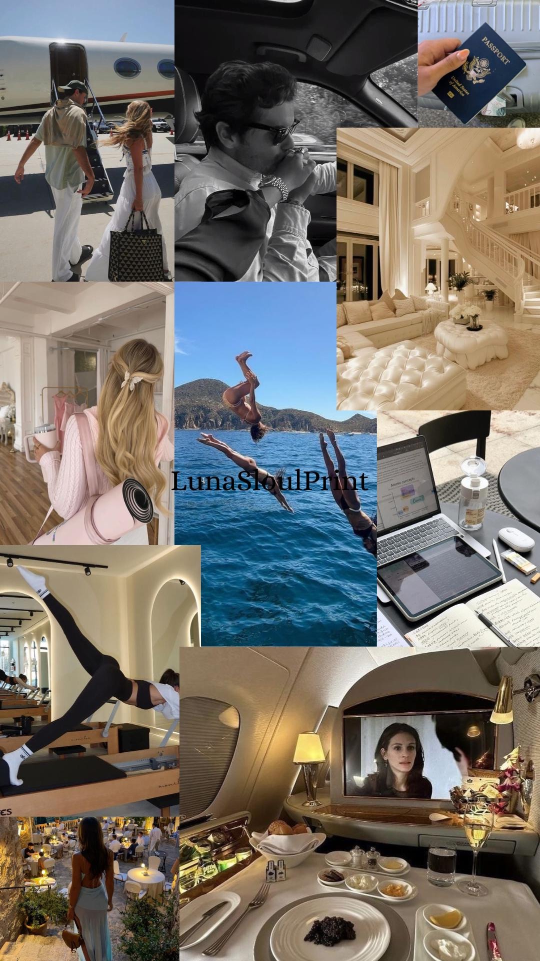 Luxury Vision Board Digital Download | Dream Lifestyle Moodboard - Etsy