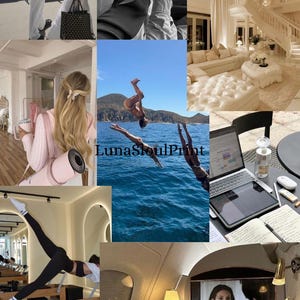 Luxury Vision Board Digital Download | Dream Lifestyle Moodboard - Etsy