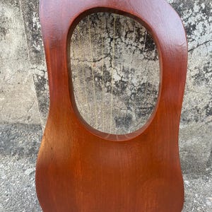 Scottish 10 String New Flower Lyre Harp Design With Free Tuning Key and ...