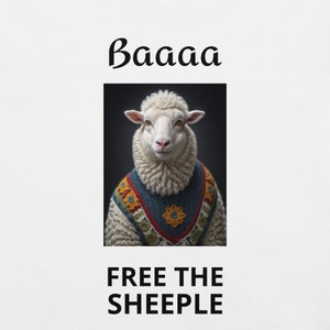 FREE the Sheeple T-shirt - Etsy