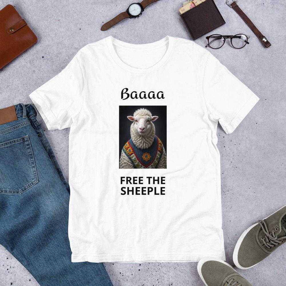 FREE the Sheeple T-shirt - Etsy