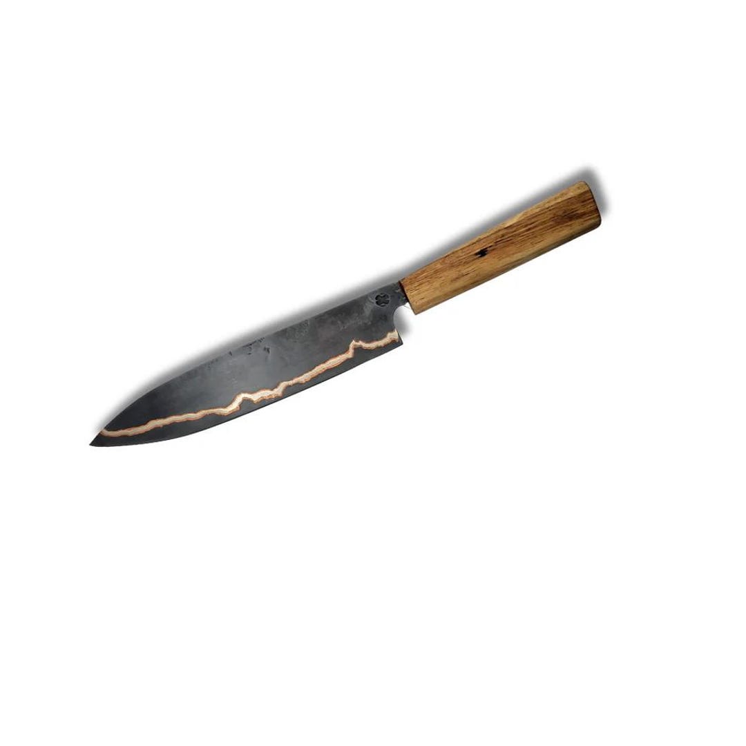Large All-purpose Knife Lava Steel - Etsy