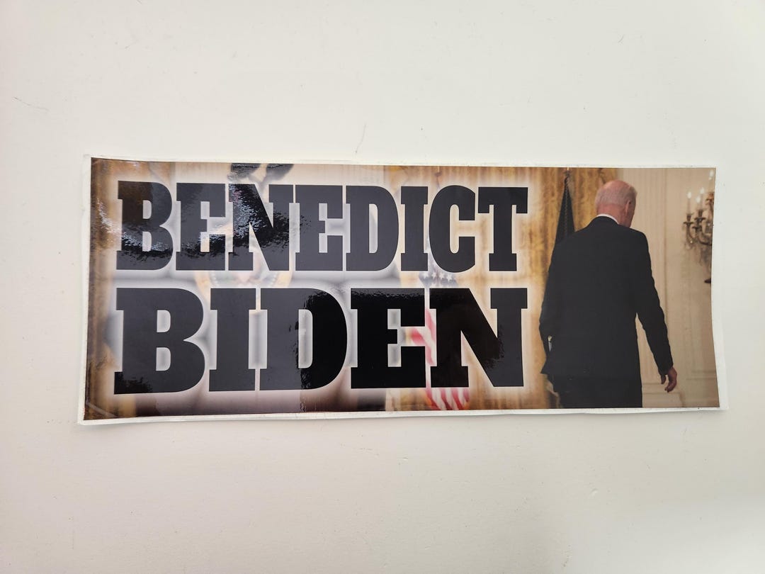Joe Biden - Benedict Biden - Political Decal Car Truck Bumper Sticker ...