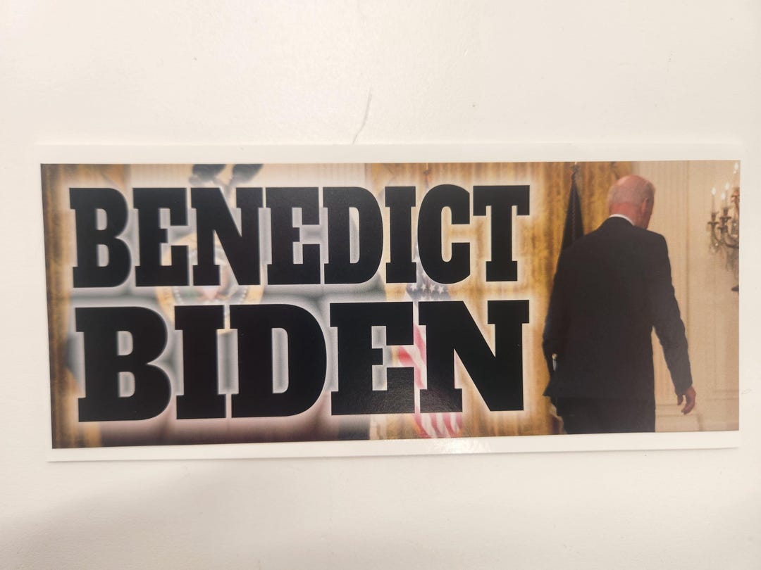 Joe Biden Benedict Biden Decal Car Truck Bumper Sticker - Etsy