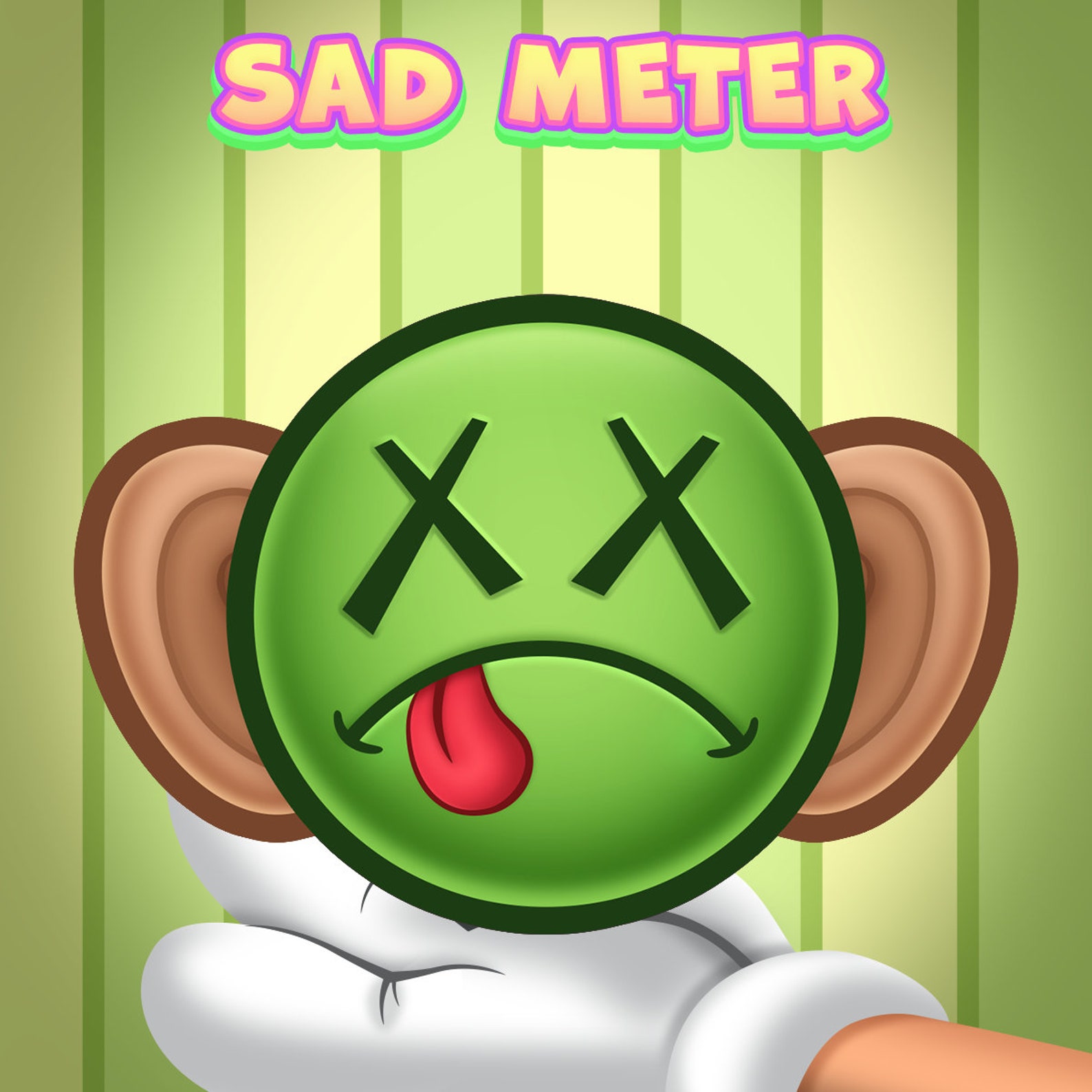 Monkey Laff-o-meter Sticker || Toontown | Customizable | 2-5 Inches - Etsy