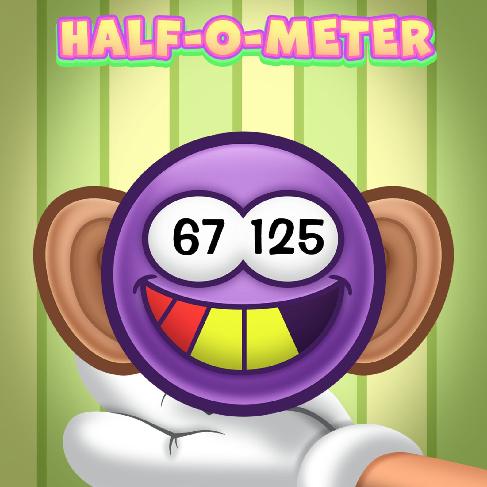 Monkey Laff-o-meter Sticker || Toontown | Customizable | 2-5 Inches - Etsy