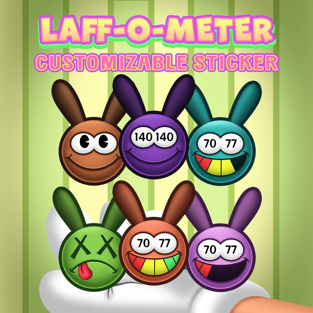 Horse Laff-o-meter Sticker || Toontown | Customizable | Personalized ...