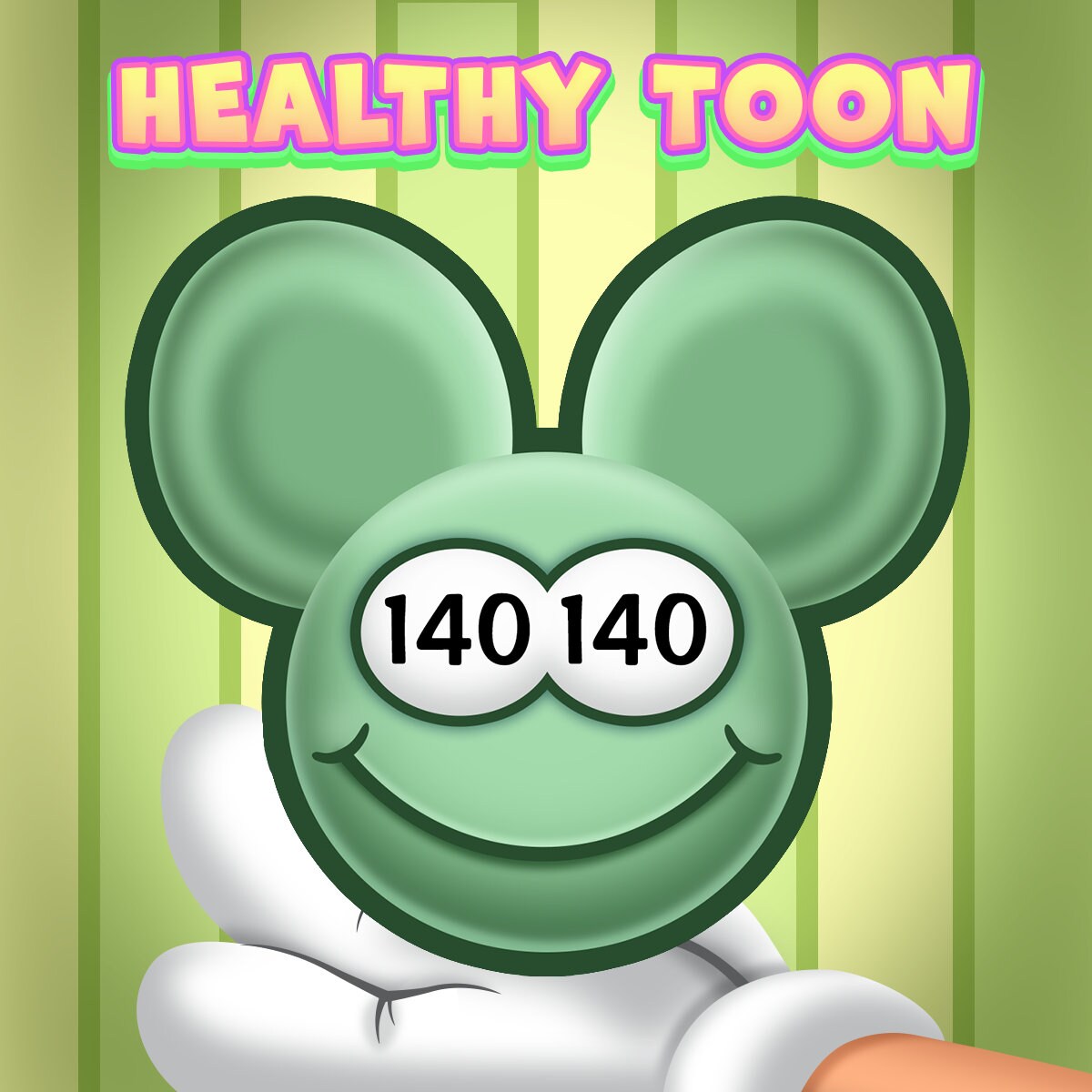 Mouse Laff-o-meter Sticker Toontown Customizable Personalized Toon 2-5 ...