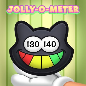 Cat Laff-o-meter Stickers || Toontown | Customizable | 2-5 Inches - Etsy