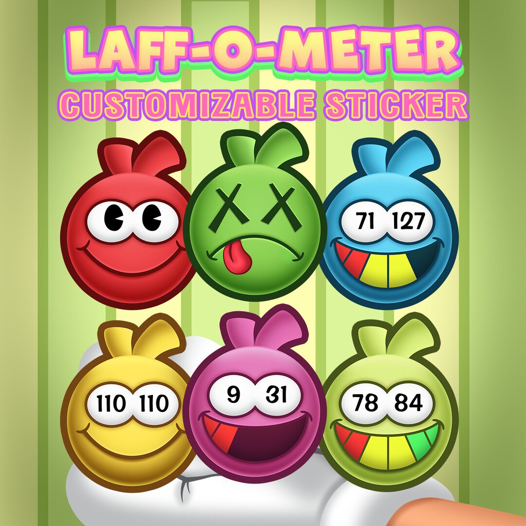 Duck Laff-o-meter Sticker || Toontown | Customizable | 2-5 Inches - Etsy