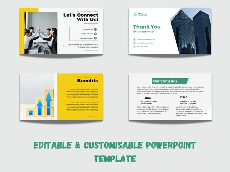 Canva Business Powerpoint Presentation Template, Company Profile ...
