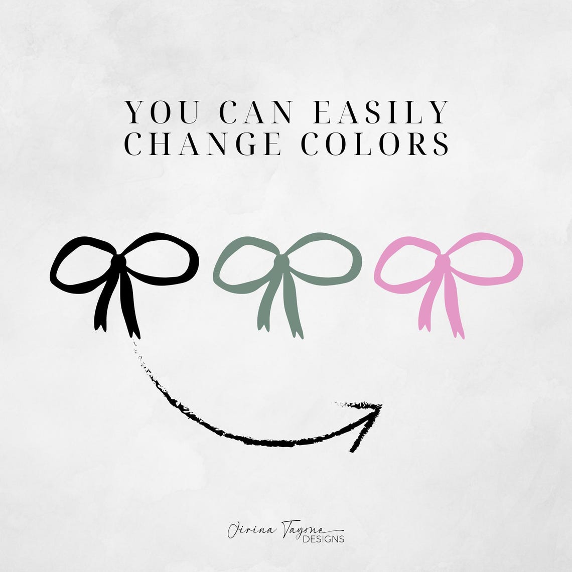 Bow Illustrations - Hand Drawn Bows Line Art SVG and PNG - Ink Drawn ...