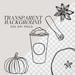 Pumpkin Spice Illustrations - Hand Drawn Fall Line Art SVG and PNG ...