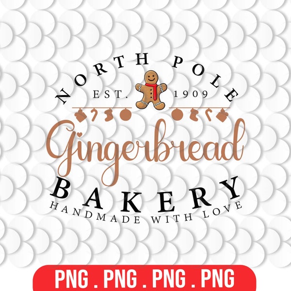 North Pole Gingerbread Bakery Png - Etsy
