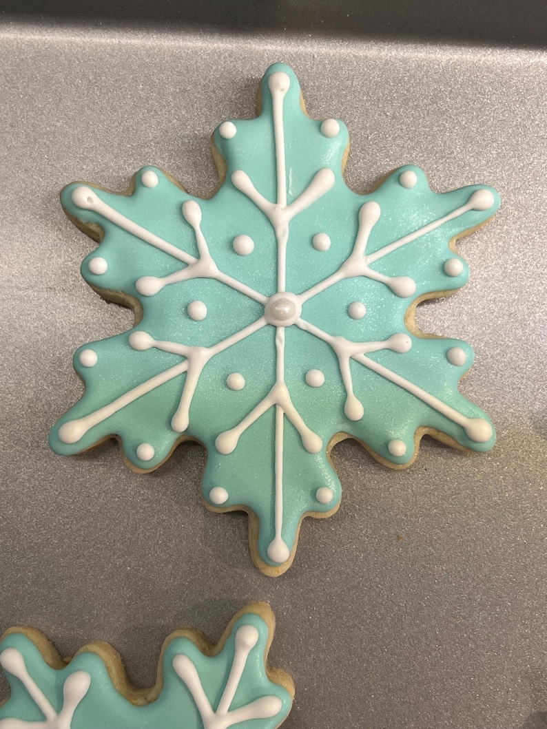Snowflake Sugar Cookies - Etsy