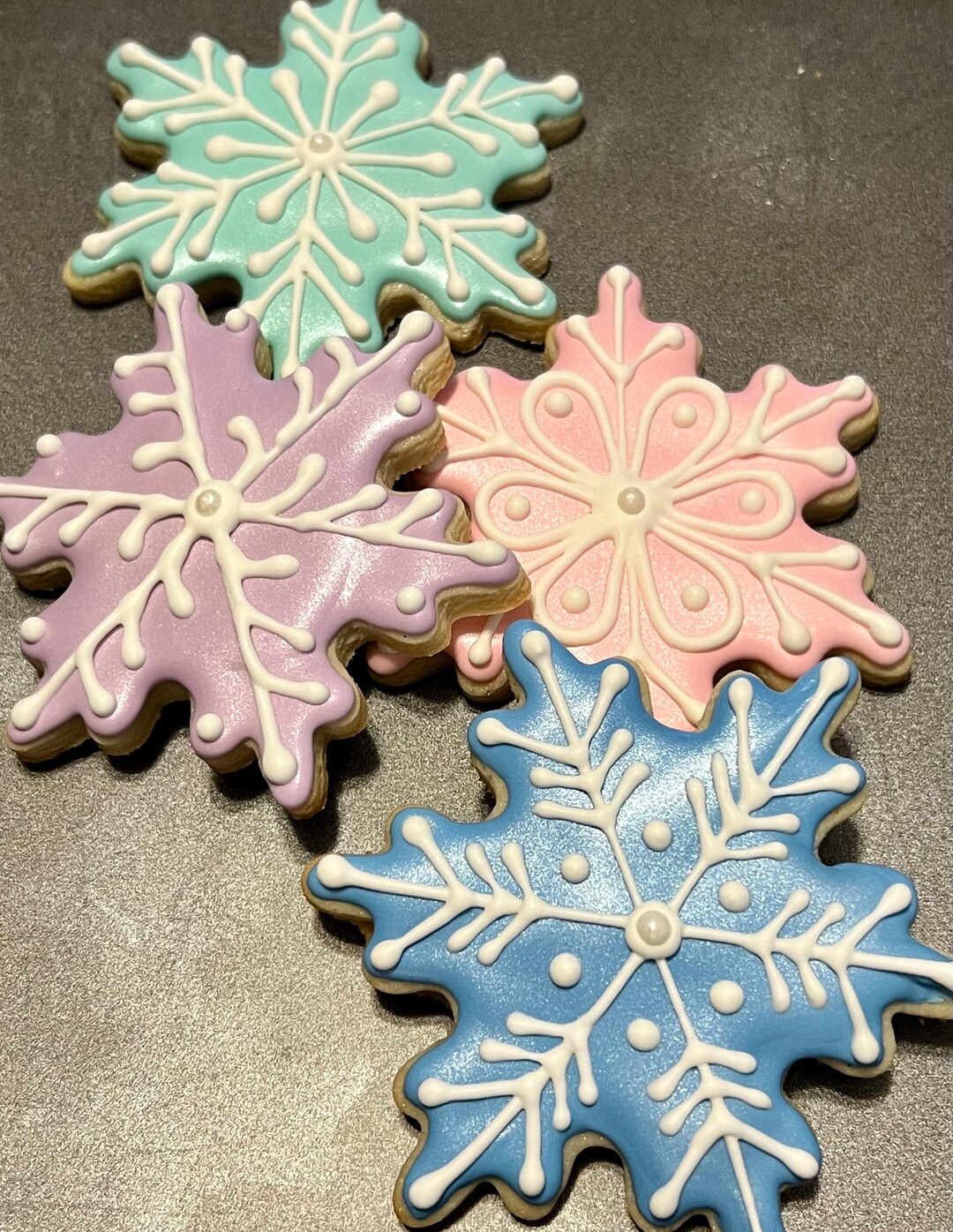 Snowflake Sugar Cookies - Etsy